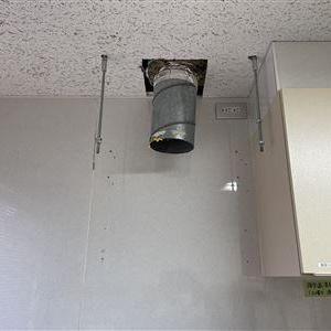 三菱電機V-603K7-BL → 三菱電機V-6037K8-BLレンジフード交換工事 ｜ 東京都町田市｜施工事例｜｜ユニティープライム｜給湯器交換 キッチン水まわりリフォーム 町田 八王子 多摩